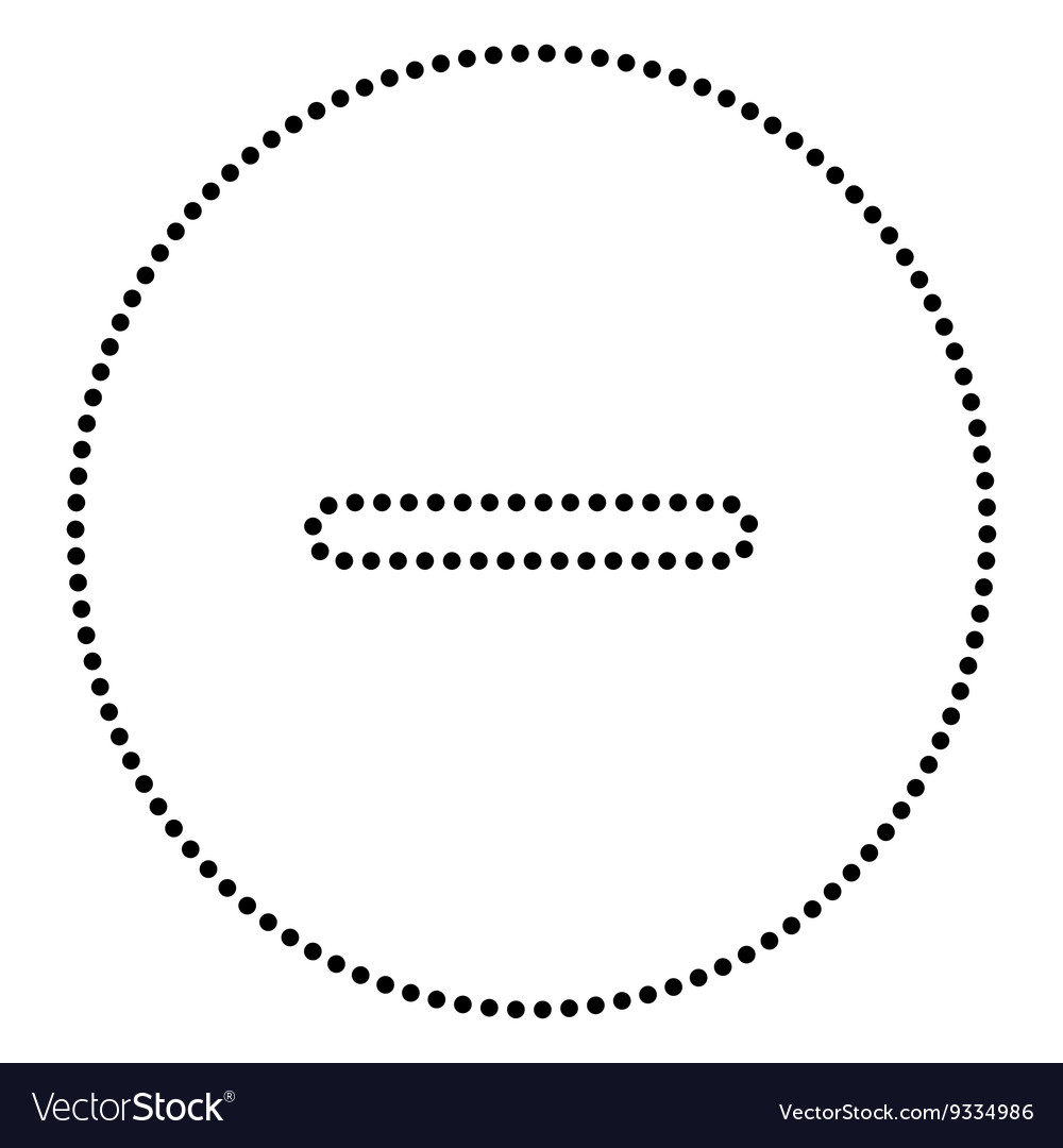 Negative symbol Royalty Free Vector Image - VectorStock