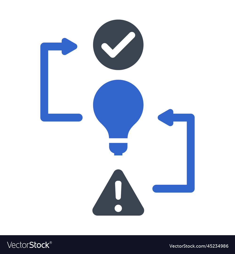 Project solution icon Royalty Free Vector Image