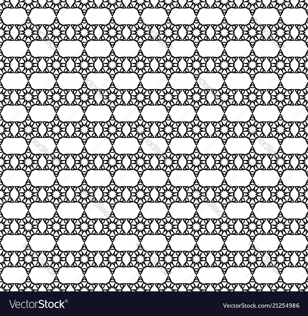 Subtle geometric ornament seamless pattern Vector Image