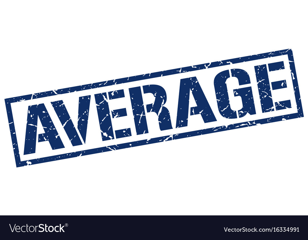 Average stamp Royalty Free Vector Image - VectorStock