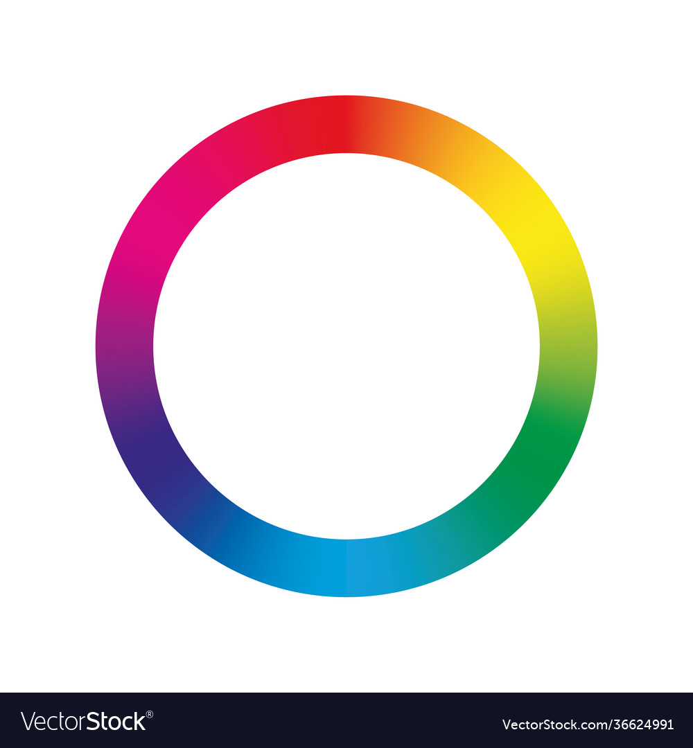 Color circle Royalty Free Vector Image - VectorStock