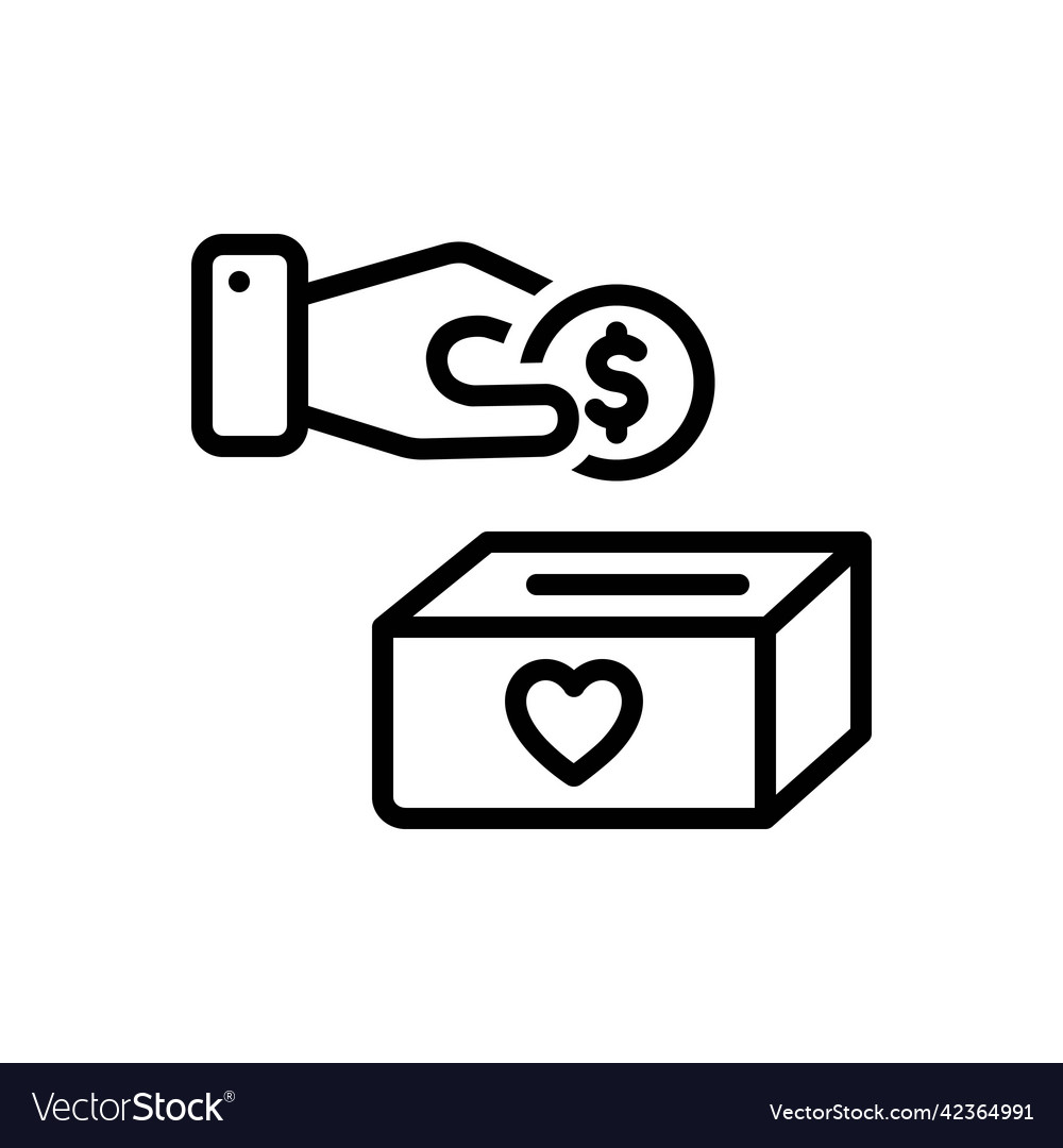 Donate Royalty Free Vector Image - VectorStock