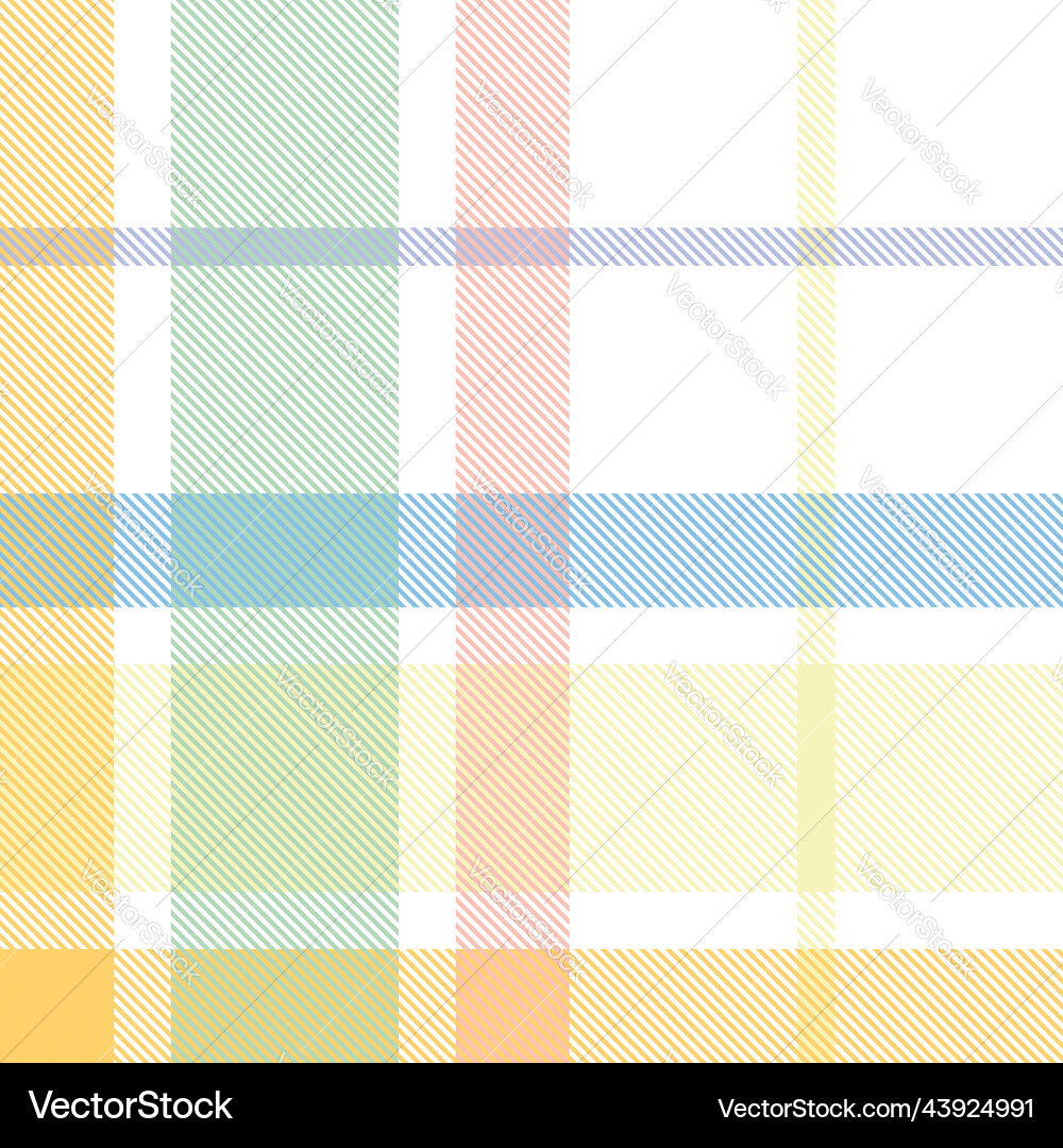 Rainbow pastel plaid textured seamless pattern Vector Image