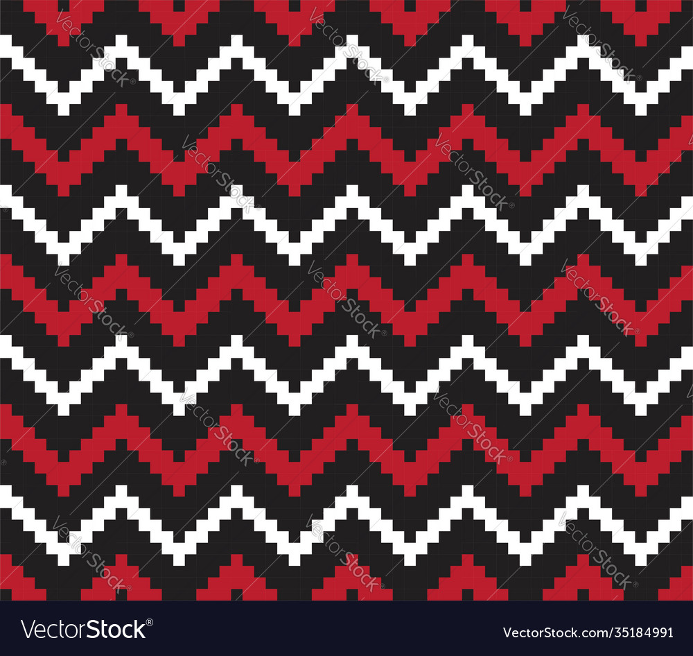 Red chevron seamless pattern background Royalty Free Vector