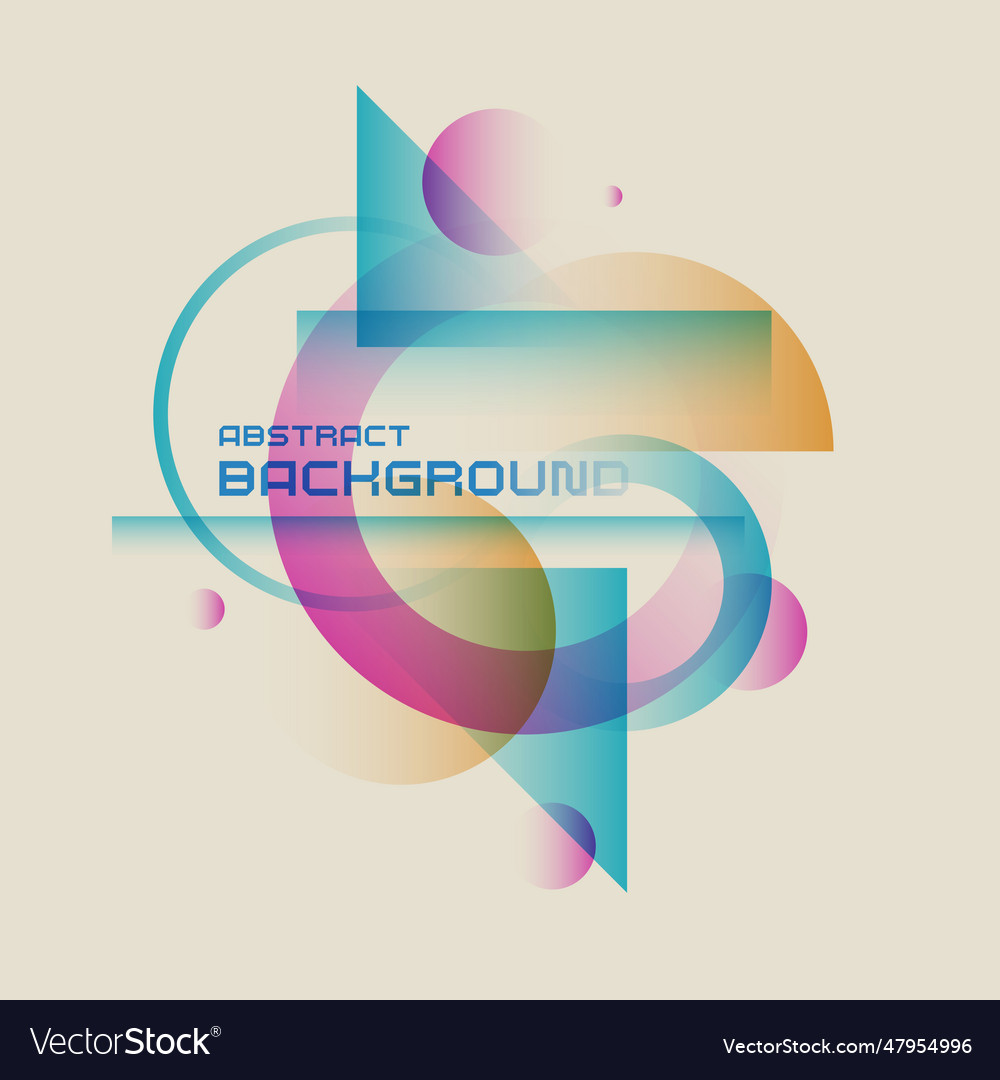 Abstract background with simple elements an image Vector Image