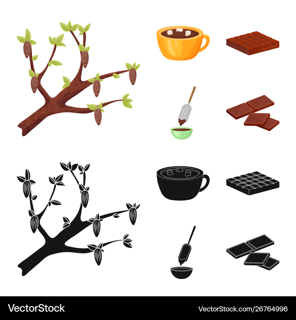 Food and yummy sign set Royalty Free Vector Image