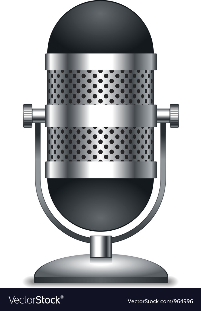 Microphone Royalty Free Vector Image - VectorStock