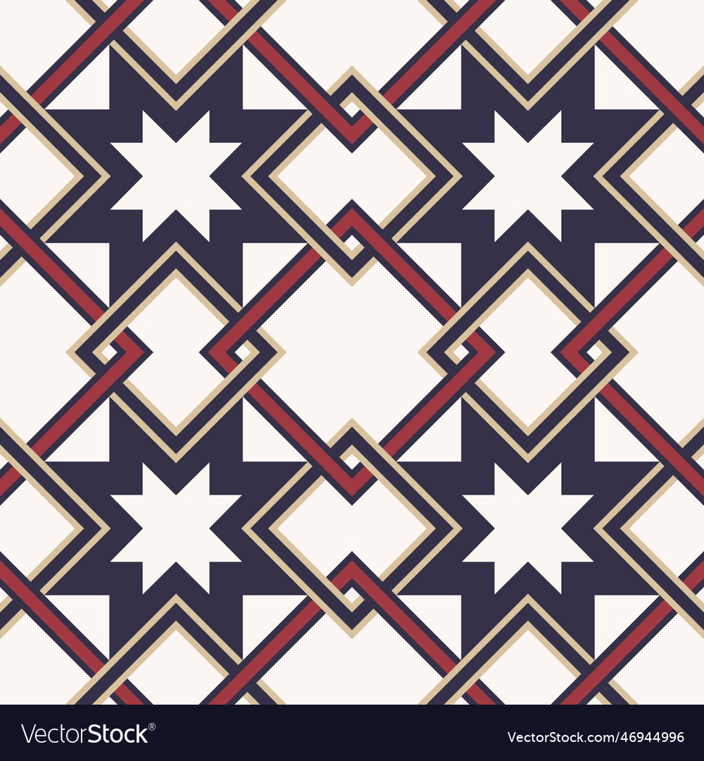 Simple geometric seamless pattern Royalty Free Vector Image