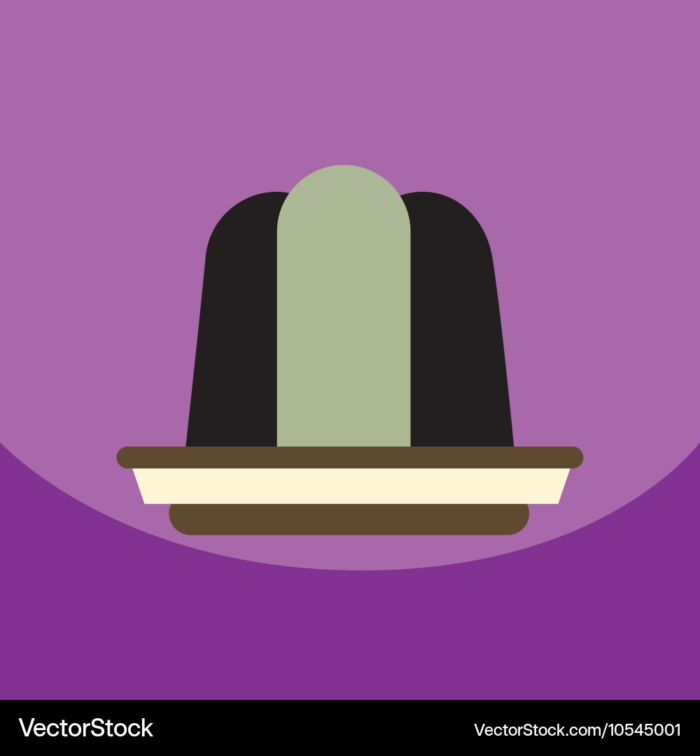 Flat icon design collection jelly dessert Vector Image