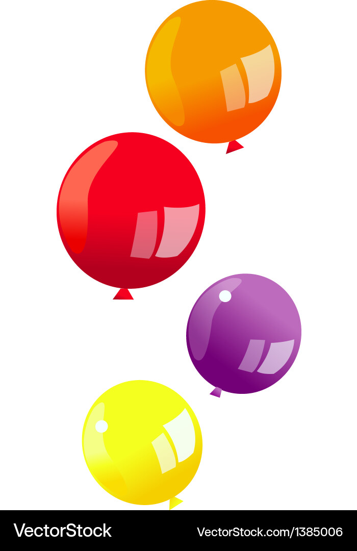 A view of balloon Royalty Free Vector Image - VectorStock