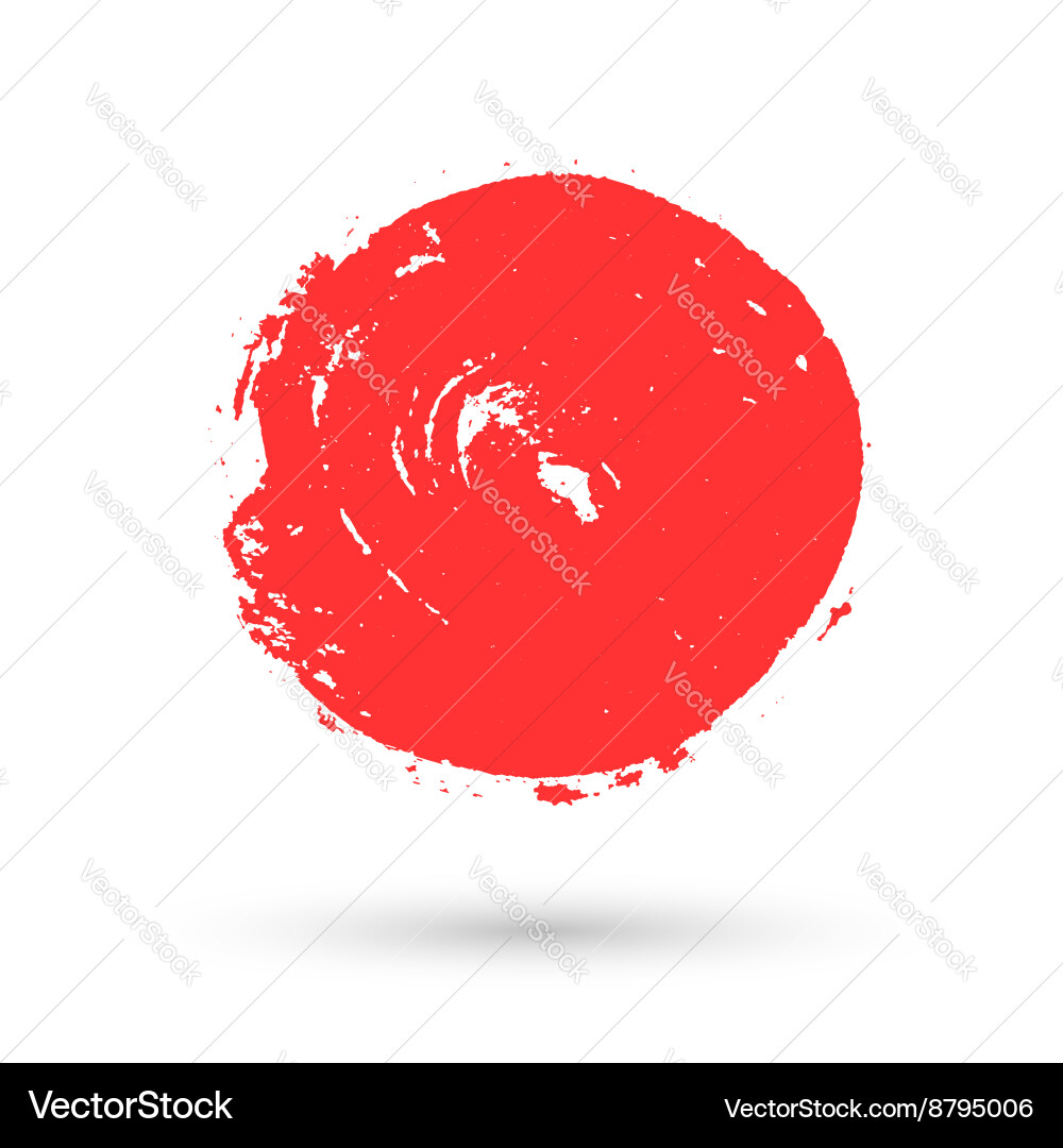 Circular spots of paint Royalty Free Vector Image