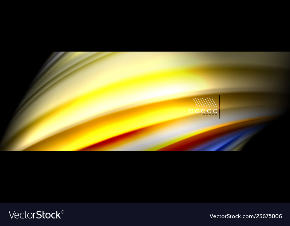 Fluid liquid wave pattern Royalty Free Vector Image