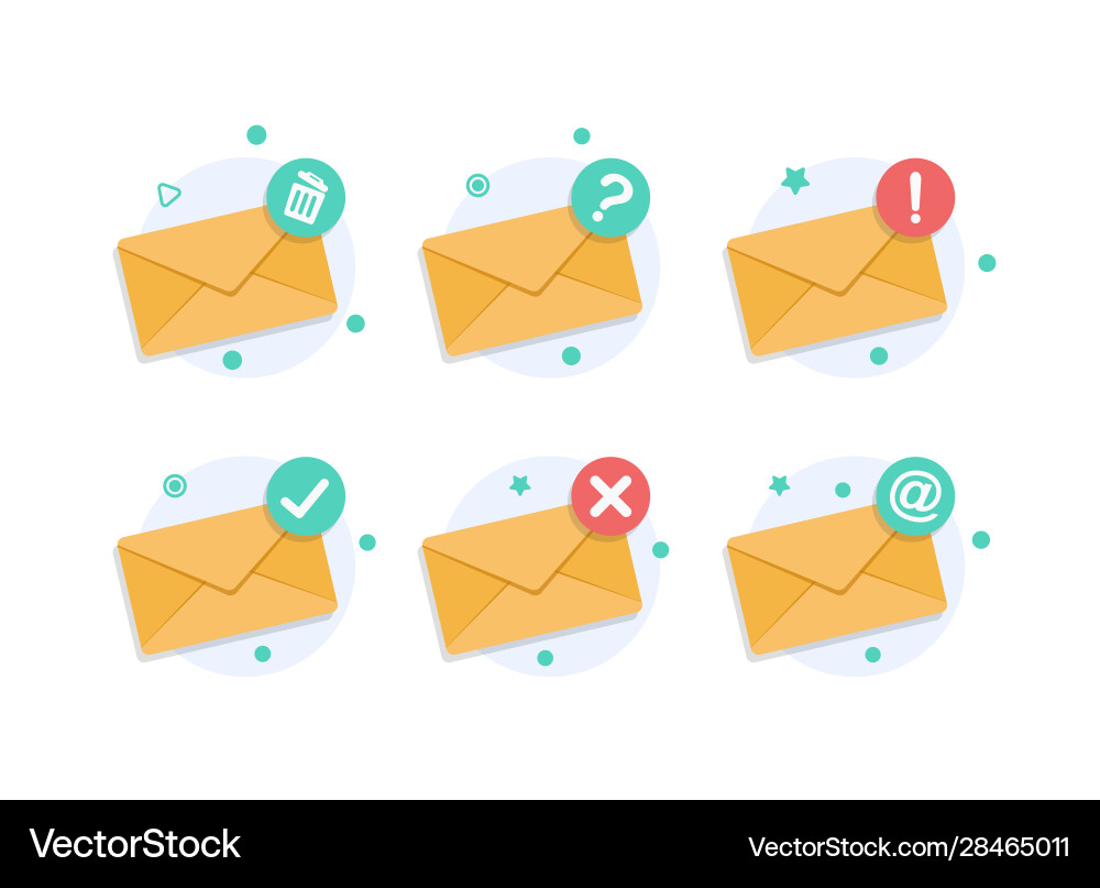 Email and messagingemail marketing campaign Vector Image