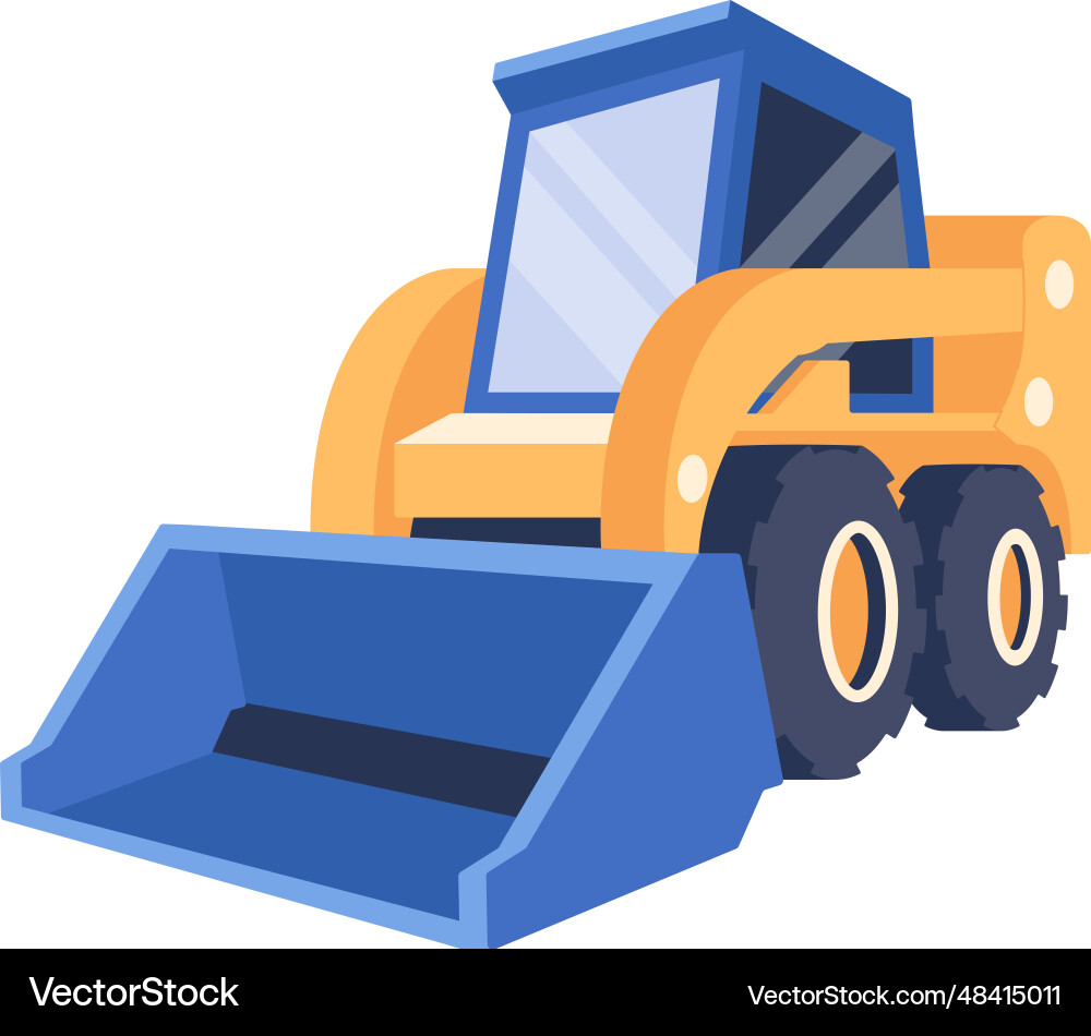 Excavator blade Royalty Free Vector Image - VectorStock