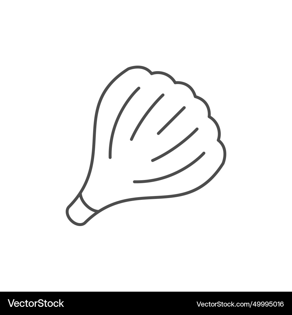 Human muscle line outline icon Royalty Free Vector Image