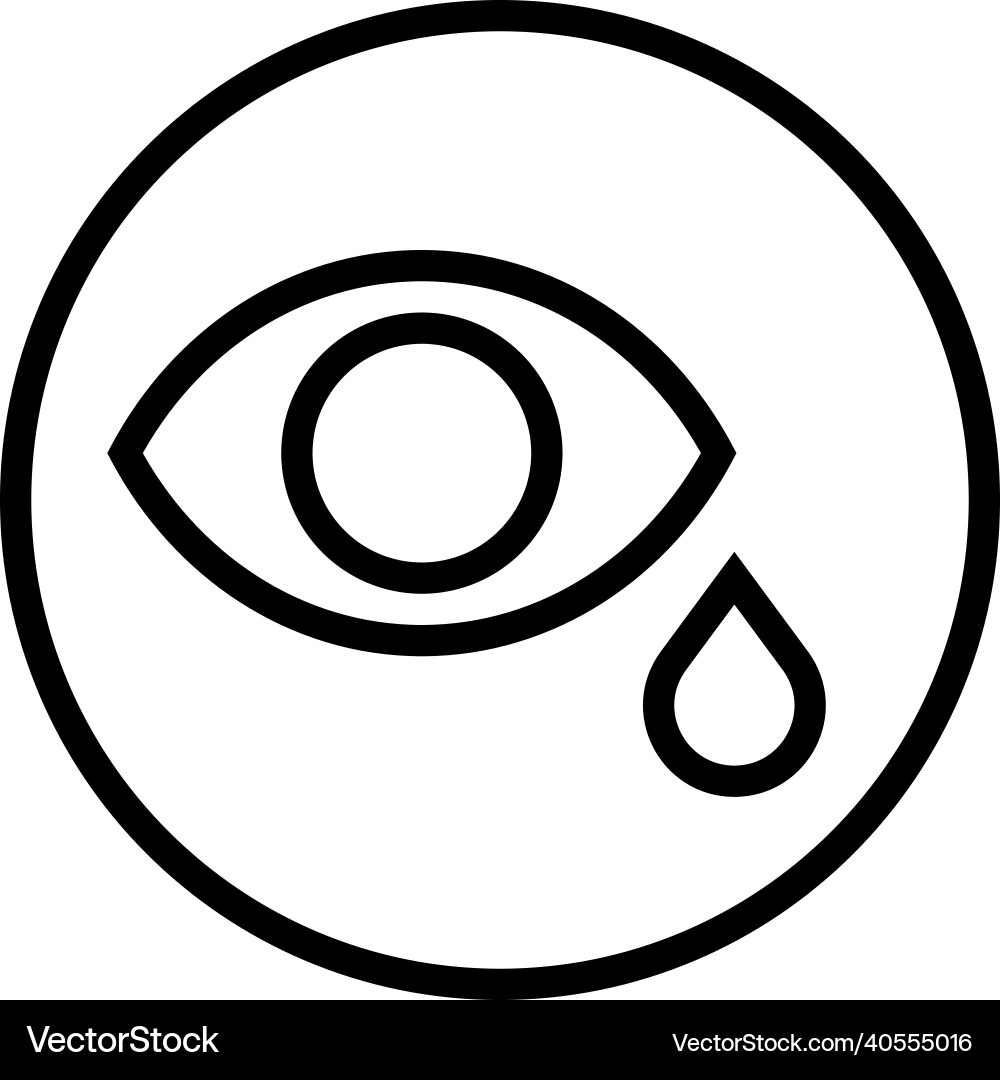Tear free label line icon Royalty Free Vector Image