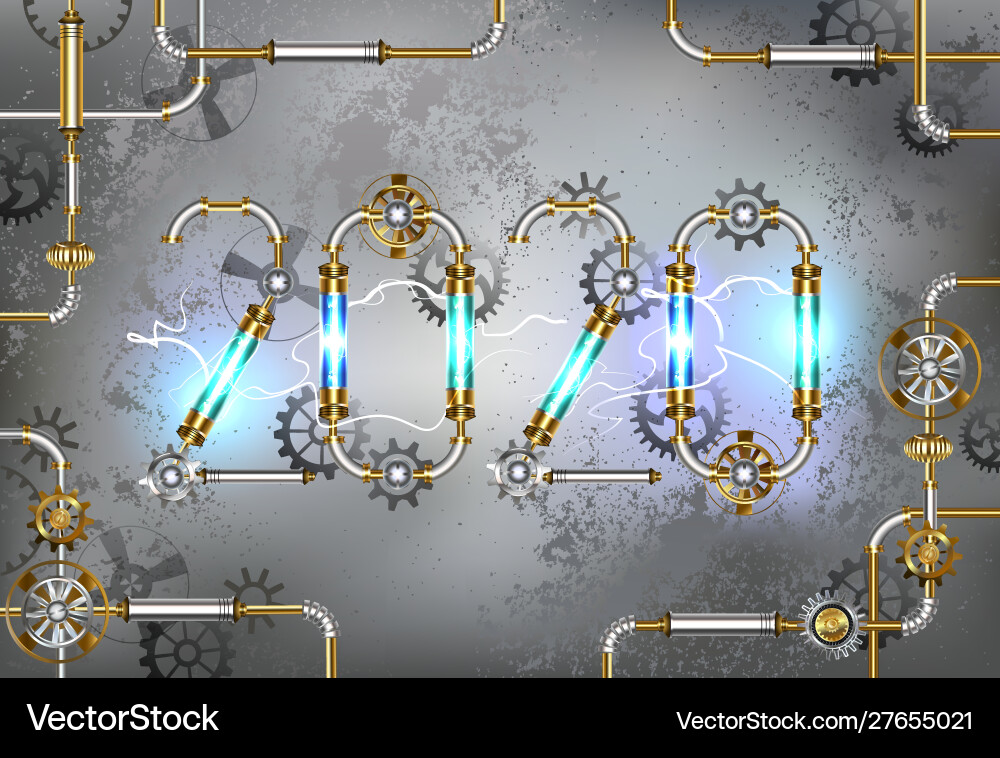 2020 led lamps Royalty Free Vector Image - VectorStock