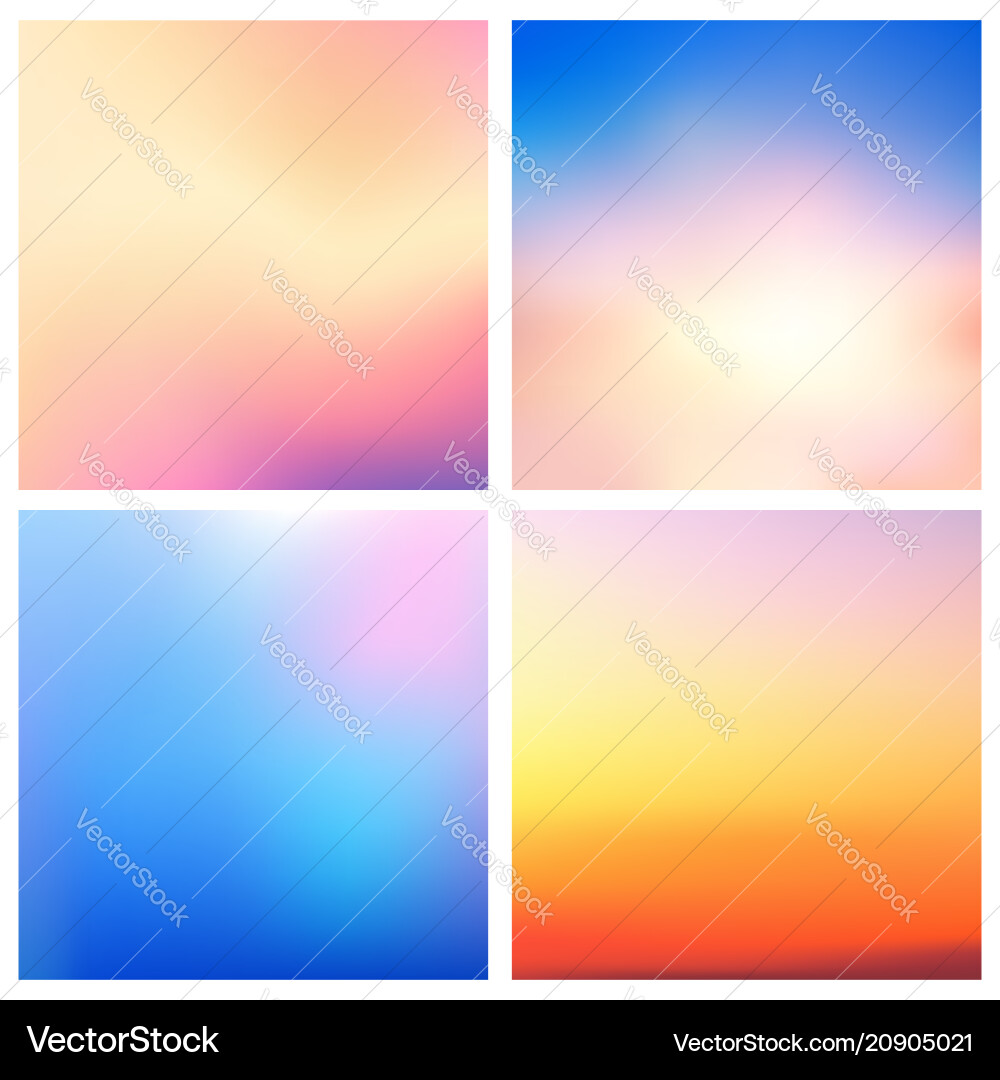 Abstract multicolored blurred background Vector Image