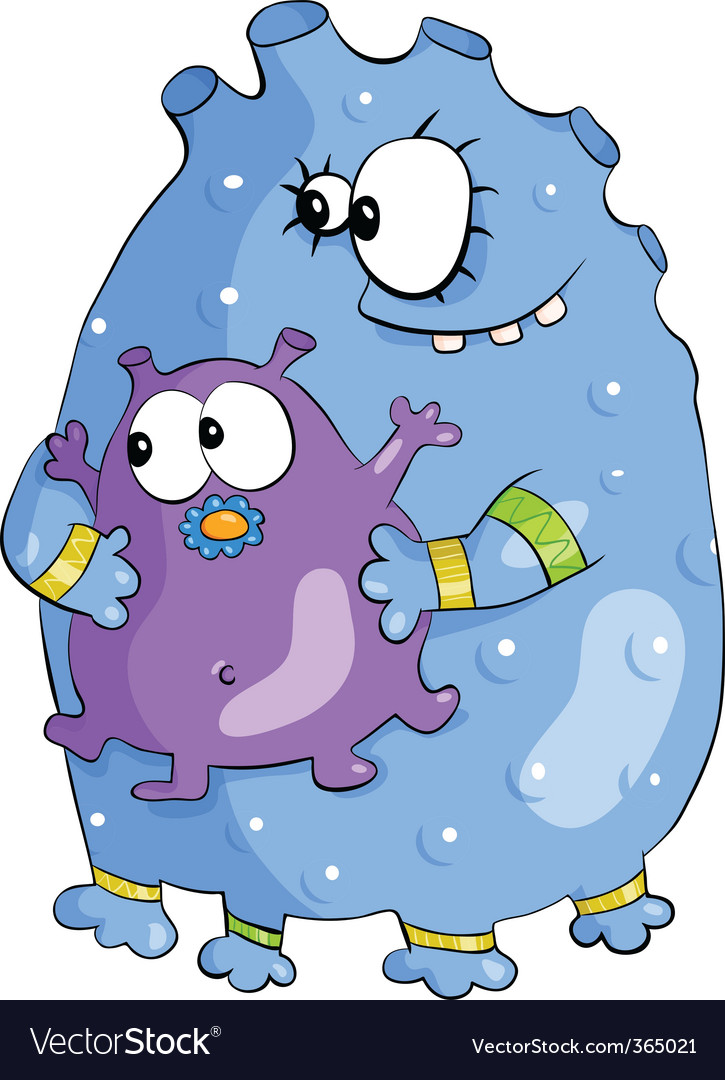 Alien father Royalty Free Vector Image - VectorStock