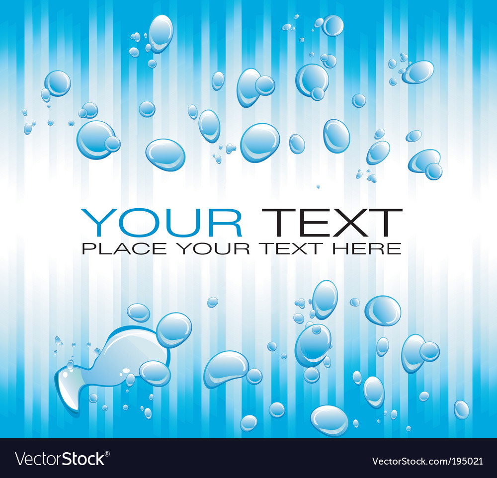 Bubbles background Royalty Free Vector Image - VectorStock