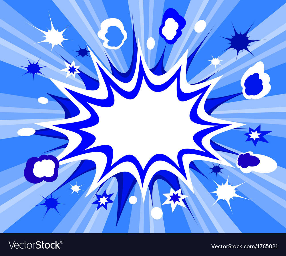 Burst background comic style Royalty Free Vector Image
