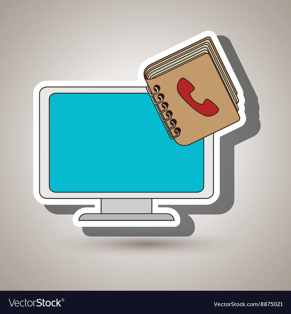 Computer technology design Royalty Free Vector Image