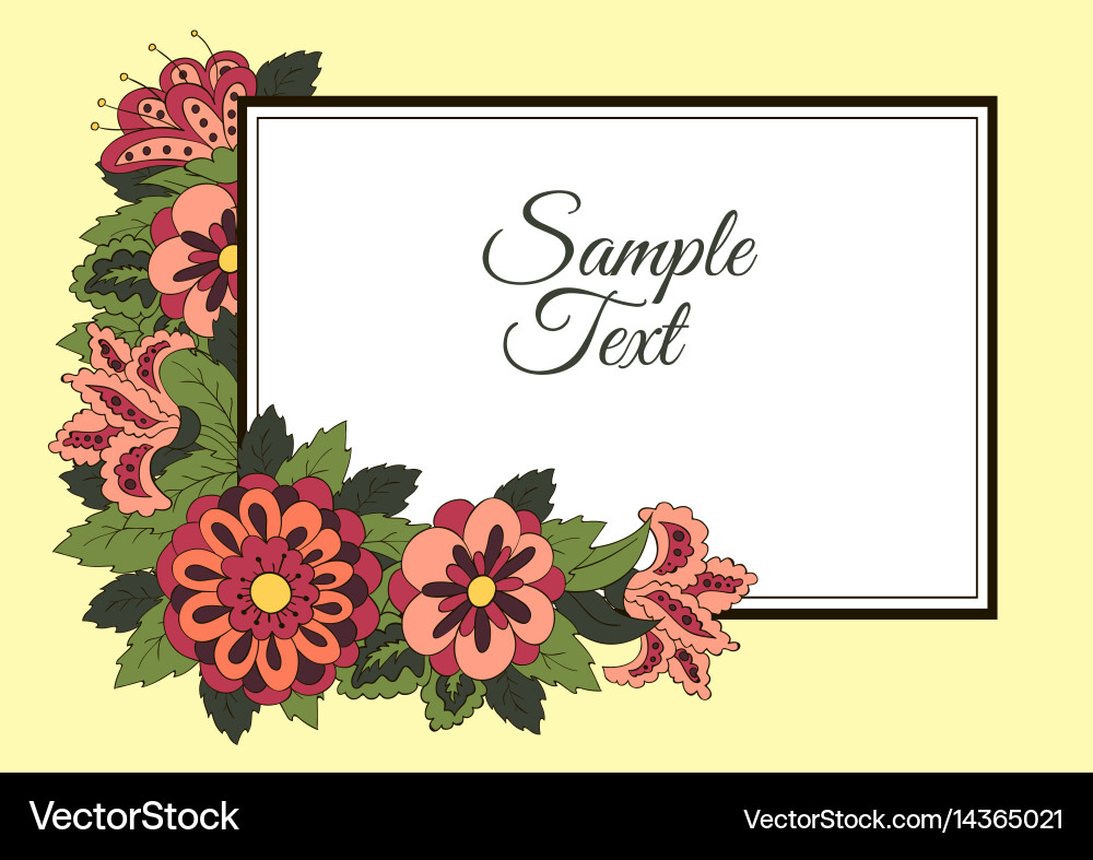 Horizontal card cover for book album Royalty Free Vector