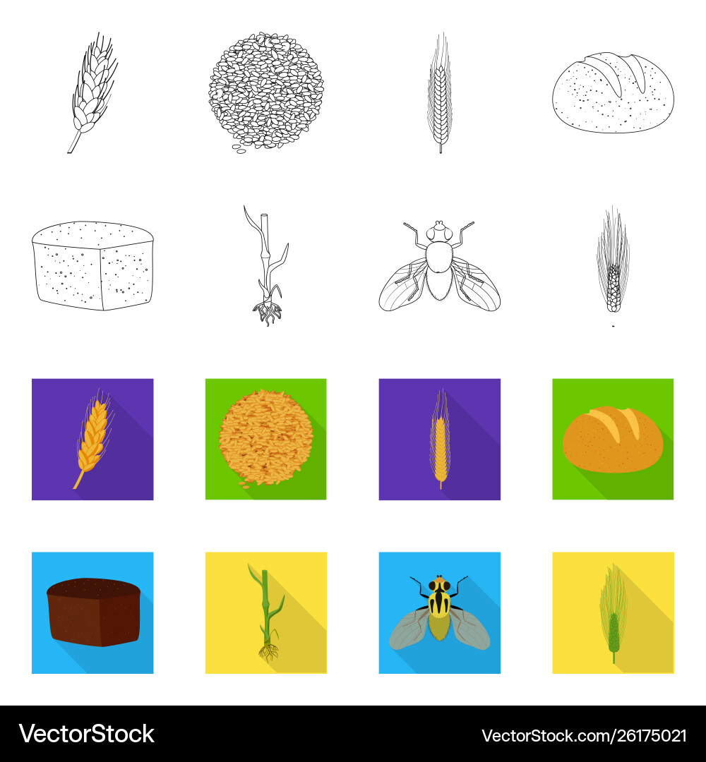 Isolated object agriculture and farming symbol Vector Image