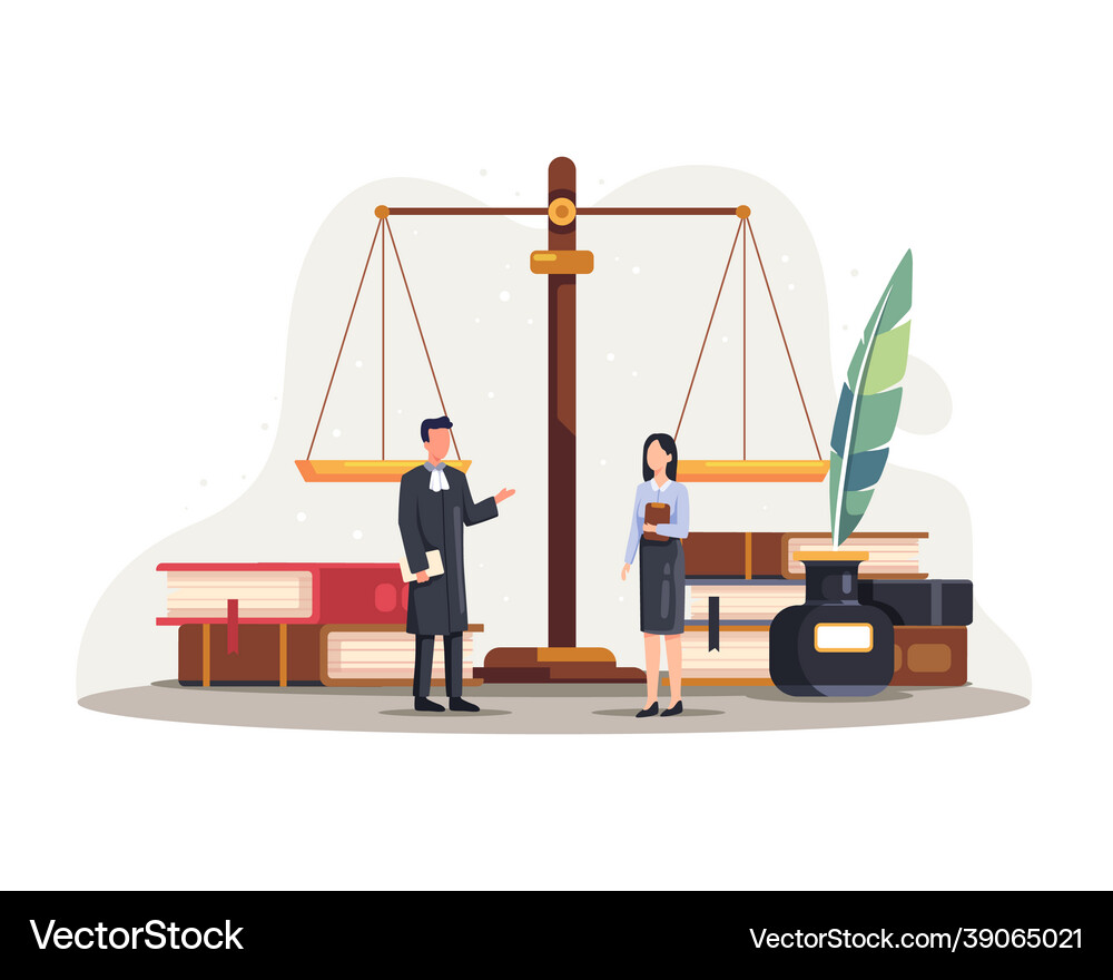 Legal law justice service Royalty Free Vector Image
