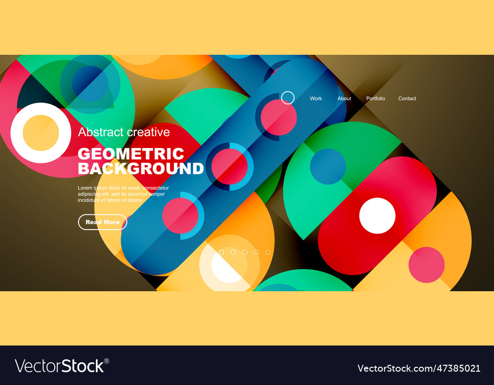 Simple circles and round elements pattern Vector Image