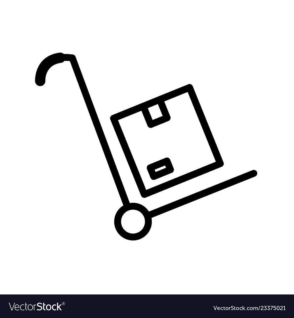 Trolley icon Royalty Free Vector Image - VectorStock