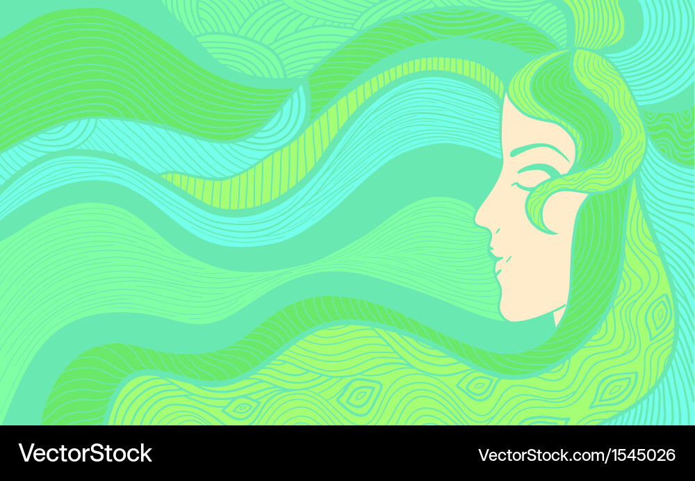 Beautiful woman background Royalty Free Vector Image