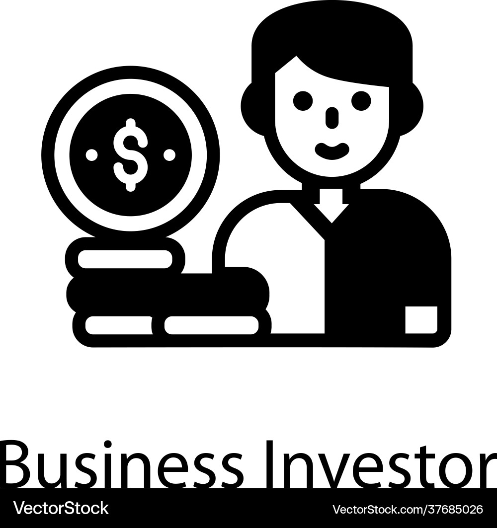 Business investor Royalty Free Vector Image - VectorStock
