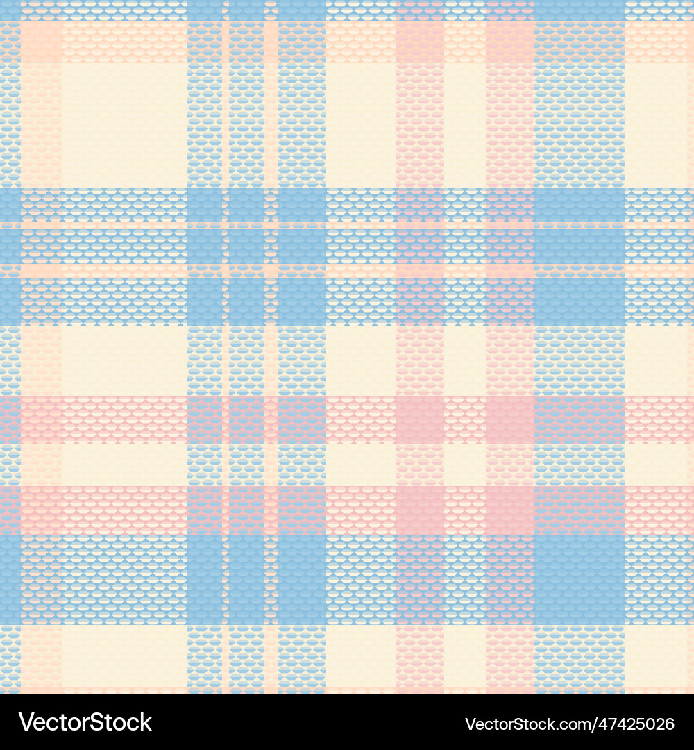 Tartan plaid with summer color pattern Royalty Free Vector
