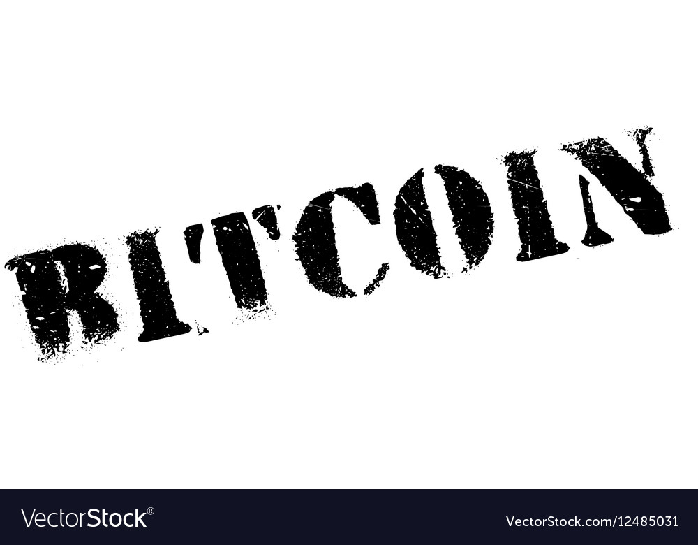 Bitcoin rubber stamp Royalty Free Vector Image Bitcoin rubber stamp Royalty Free Vector Image