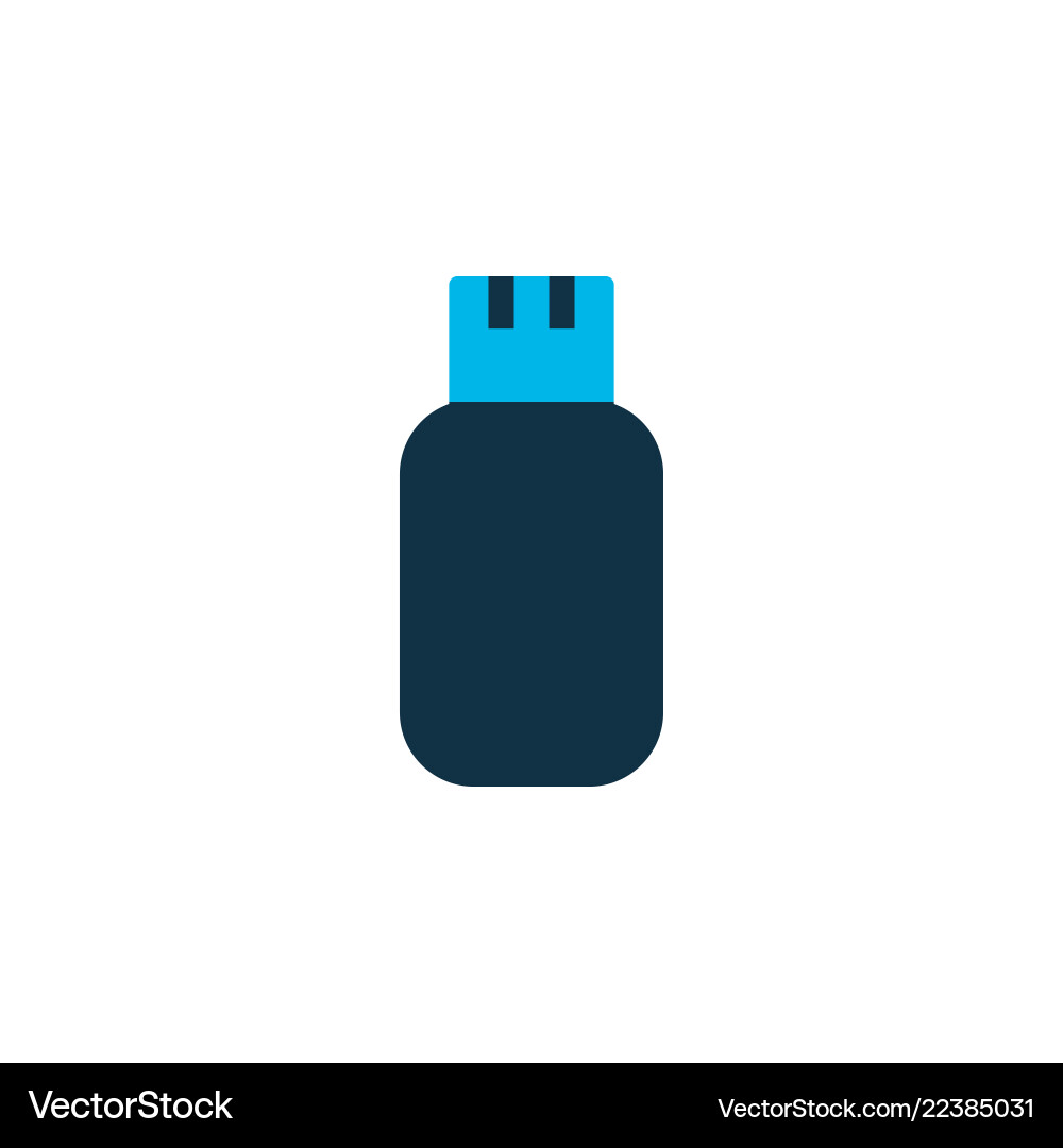 Flash drive icon colored symbol premium quality Vector Image