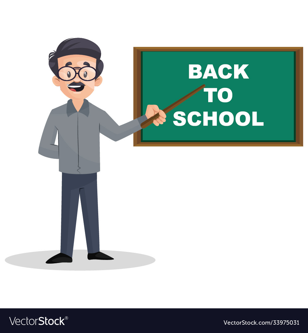 Male teacher Royalty Free Vector Image - VectorStock