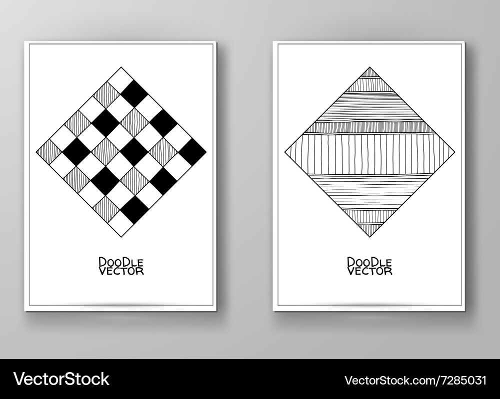 Set of abstract design templates Royalty Free Vector Image