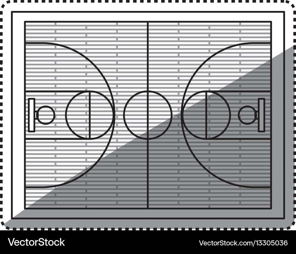 Basketball sport game Royalty Free Vector Image