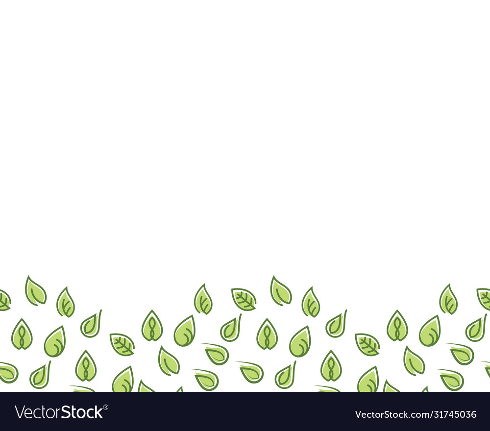 Leaf background Royalty Free Vector Image - VectorStock