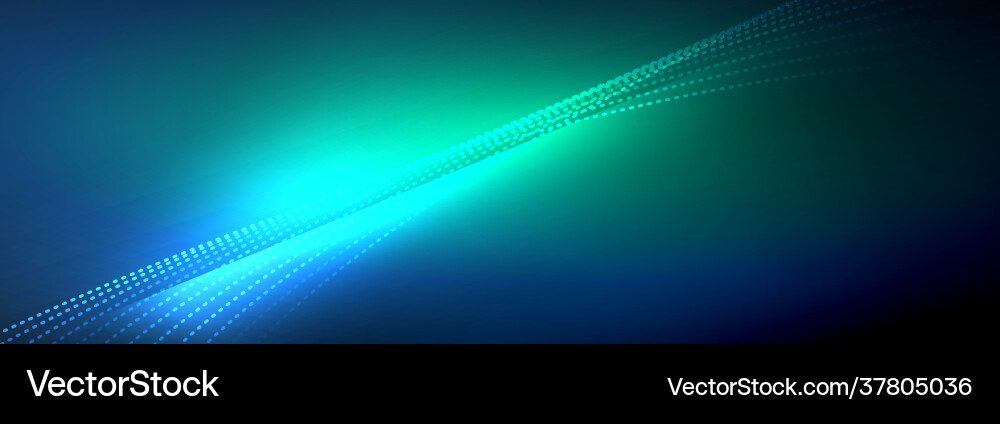 Neon shiny color background with light glowing Vector Image