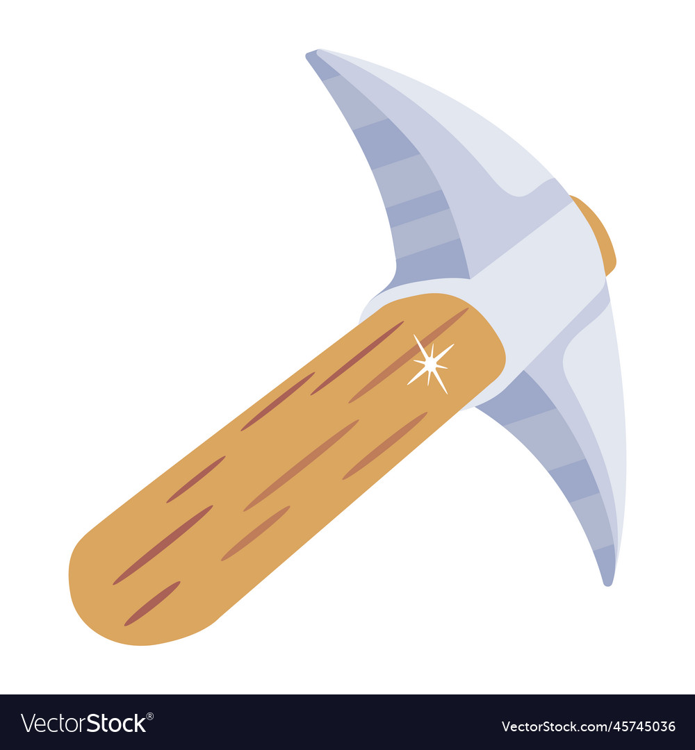 Pickaxe Royalty Free Vector Image - VectorStock