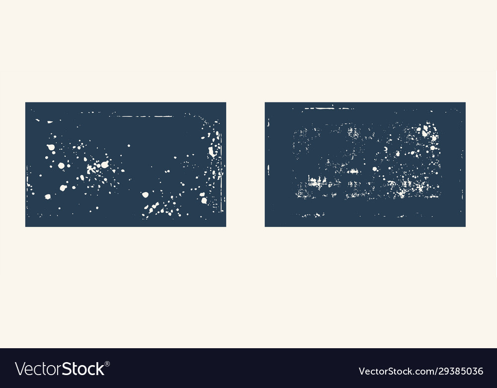 Set grunge background ink retro Royalty Free Vector Image