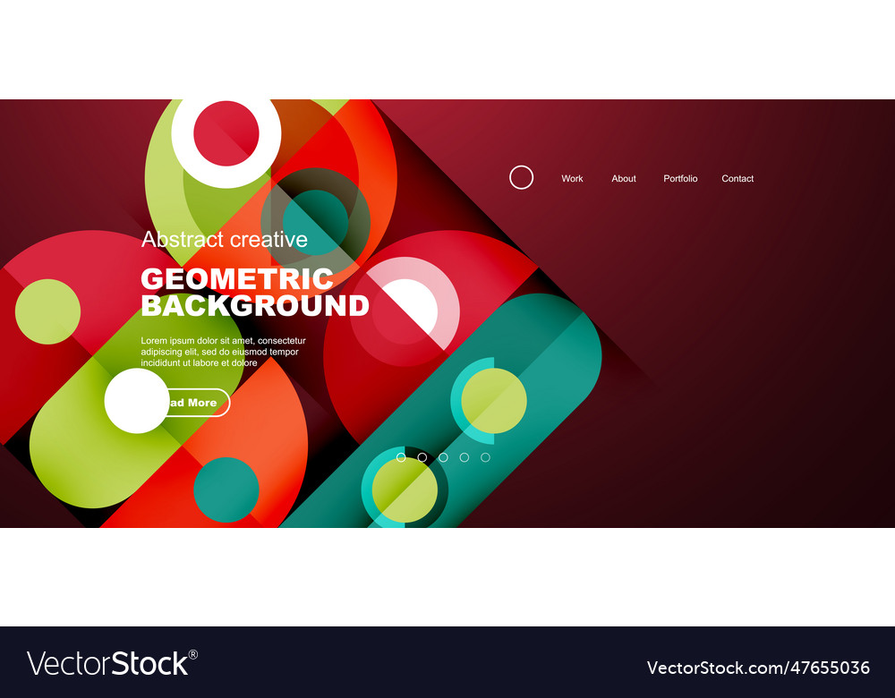 Simple circles and round elements pattern Vector Image