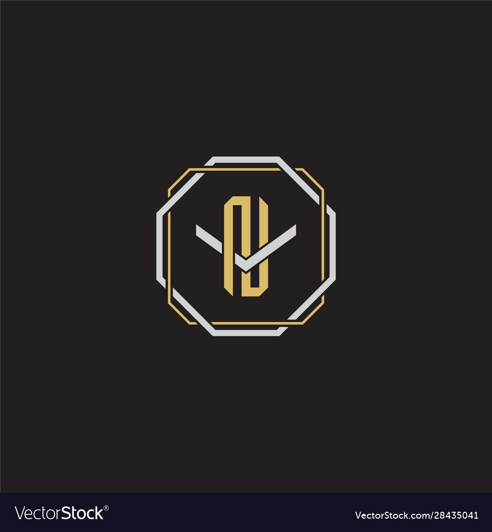 Initial letter overlapping interlock logo Vector Image