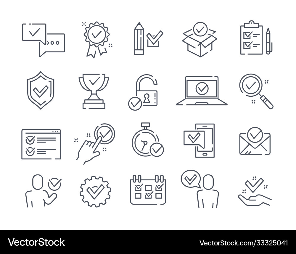 Large set black and white point icons Royalty Free Vector
