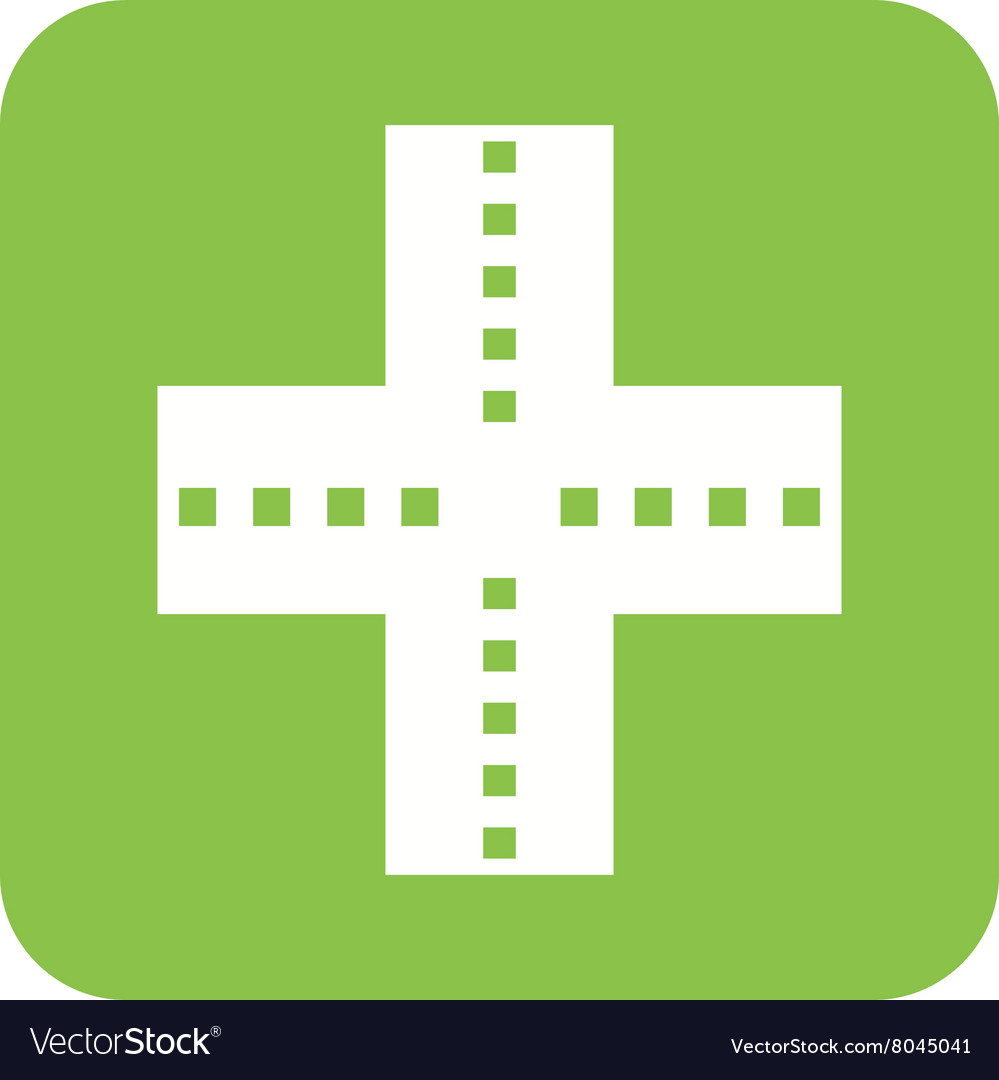 Linked road Royalty Free Vector Image - VectorStock