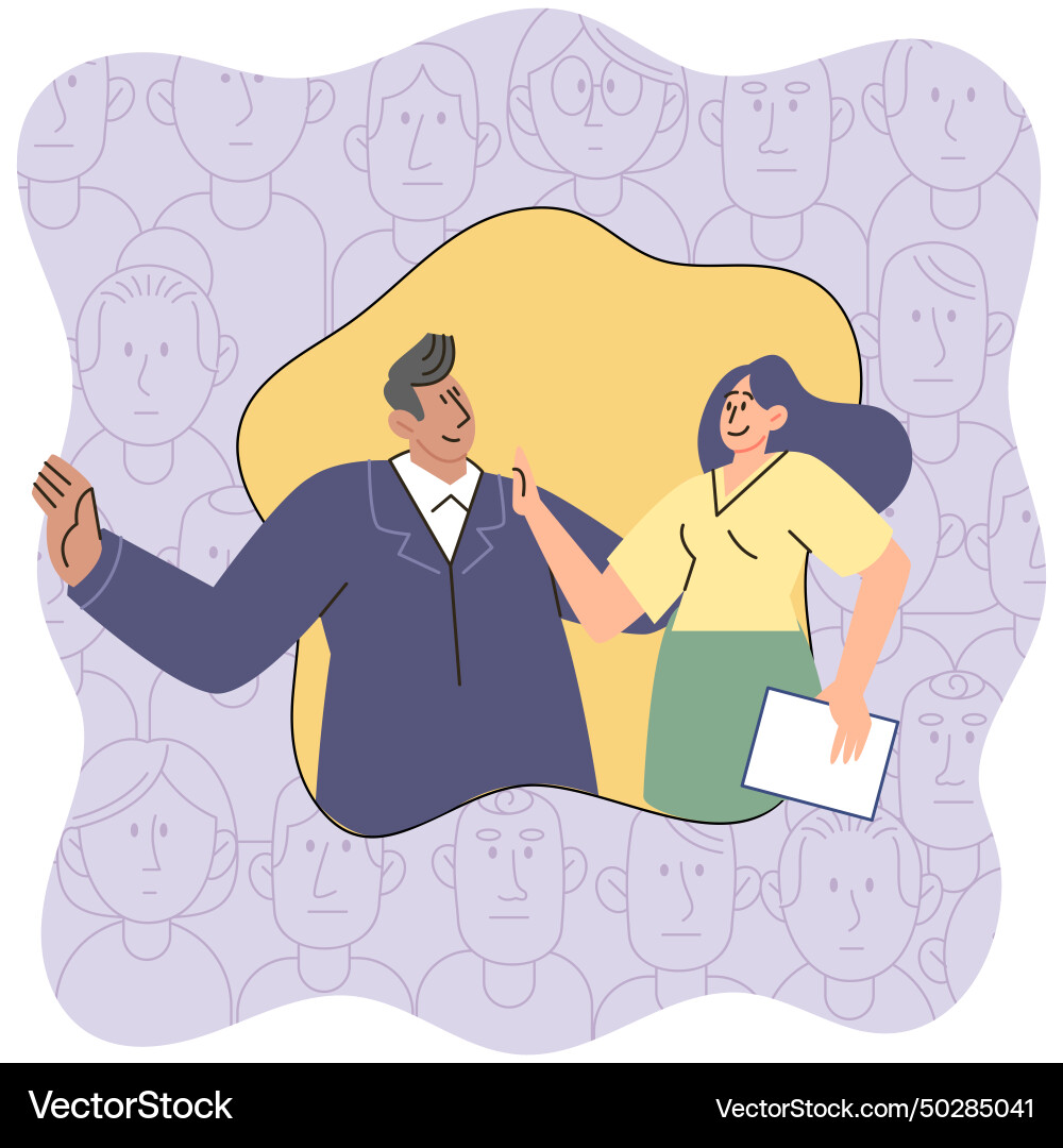 Social relationship international collaboration Vector Image