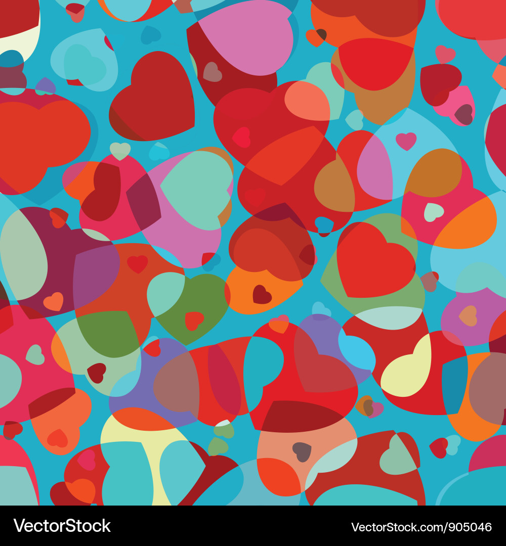 Beautiful colorful heart Royalty Free Vector Image