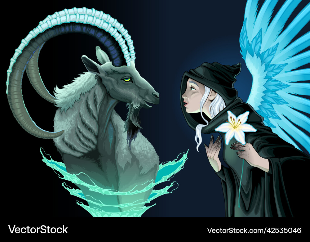 Good and evil Royalty Free Vector Image - VectorStock
